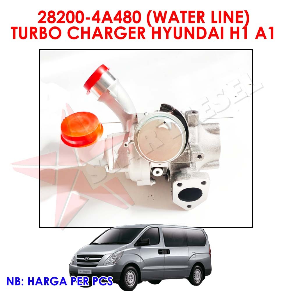 Jual 28200-4A480 WATER LINE TURBO CHARGER HYUNDAI H1 A1 TURBOCHARGER ...