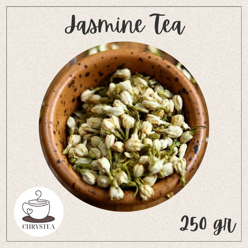 Jual CHRYSTEA || Jasmine Tea 250gr | Shopee Indonesia
