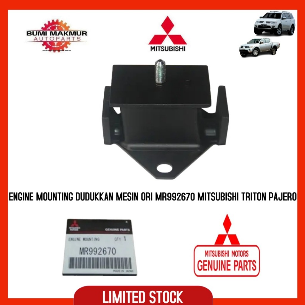Jual ENGINE MOUNTING DUDUKKAN MESIN ORI MR992670 MITSUBISHI TRITON ...