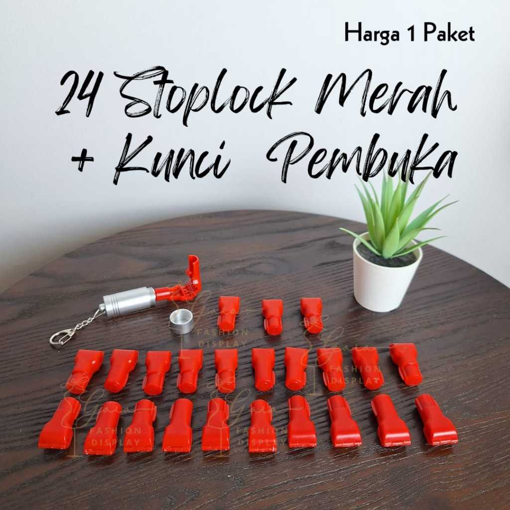 Jual Magnet / Stoplock Pengunci 6mm / Stoplock Pengunci Barang Jualan Pengaman Barang Alat Kunci ...