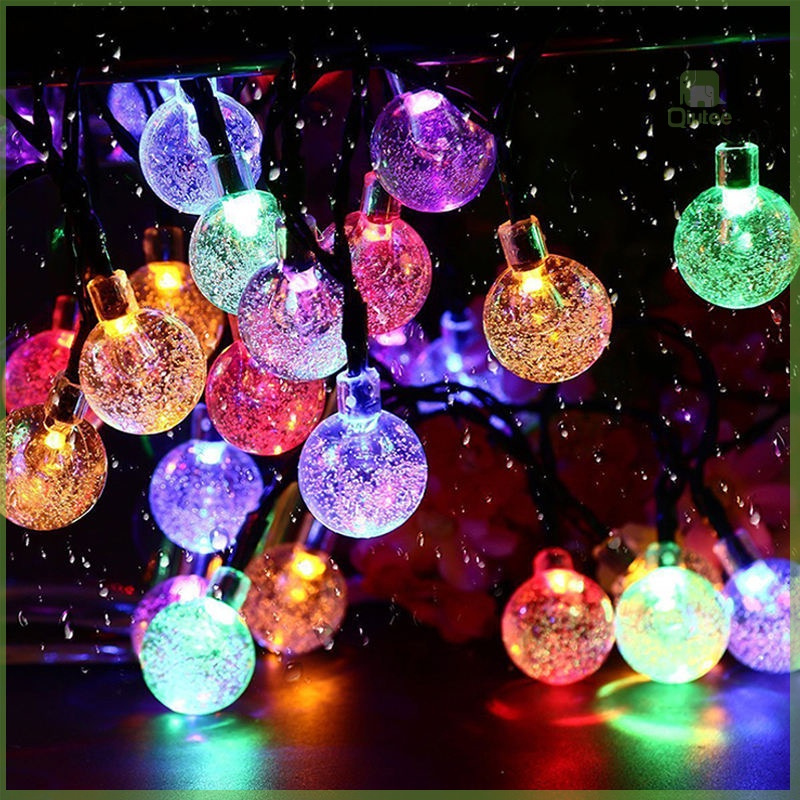 Jual LAMPU TUMBLR LED RAINBOW MOTIF BOLA CRYSTAL/ LAMPU NATAL CRYSTAL ...