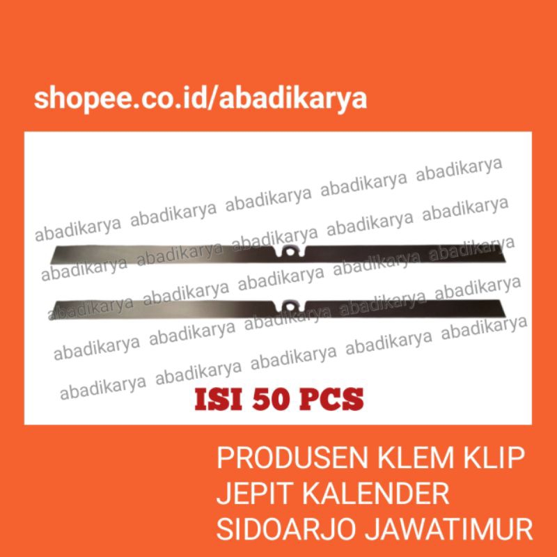 Jual klip uk 32 cm (isi 50bj) klip seng kalender klem kalender | Shopee ...