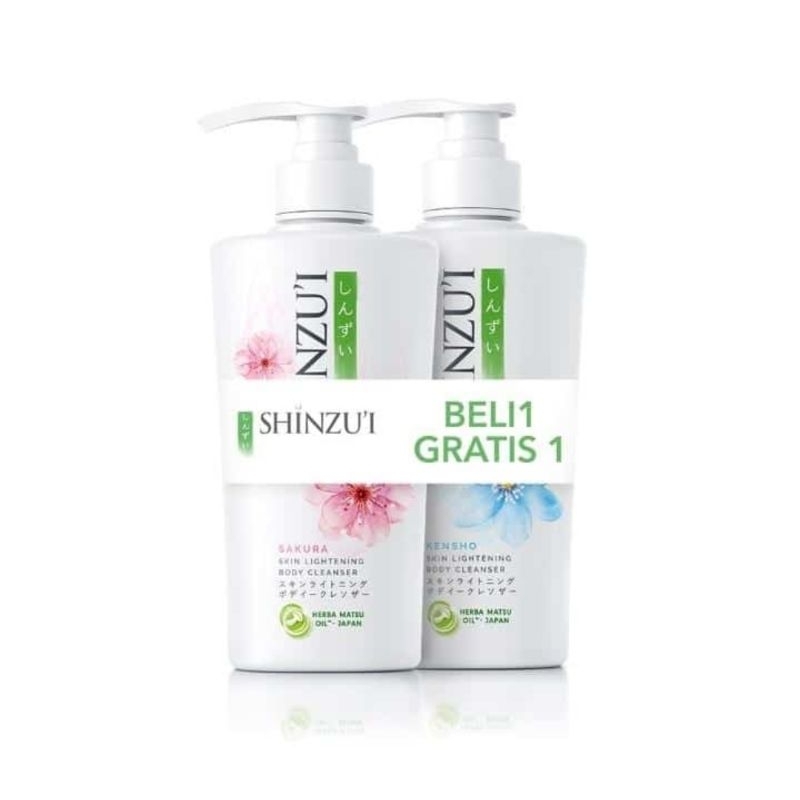 Jual ( BELI 1 GRATIS 1 ) SHINZUI BODY WASH BOTOL PUMP 480ml varian ...