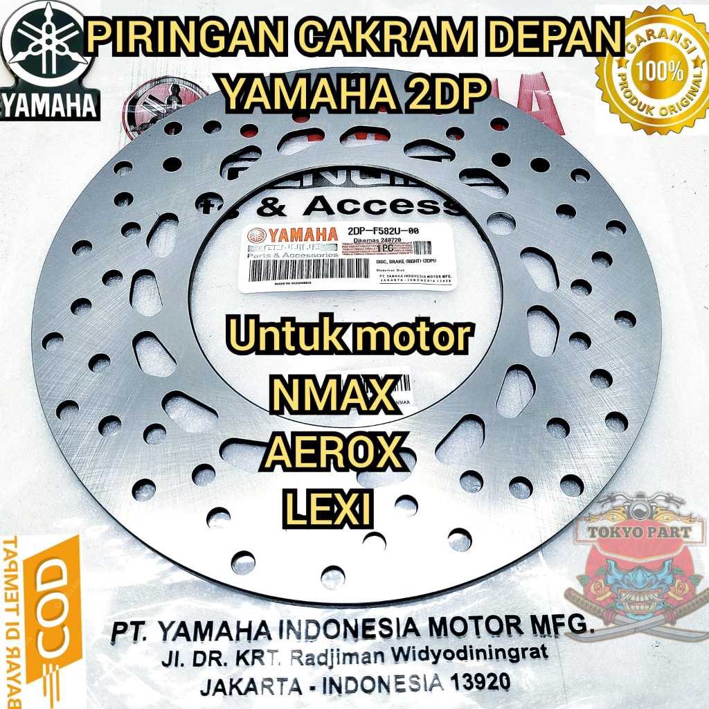 Jual PIRINGAN CAKRAM DEPAN YAMAHA 2DP KUALITAS ORIGINAL YAMAHA PRESISI ...
