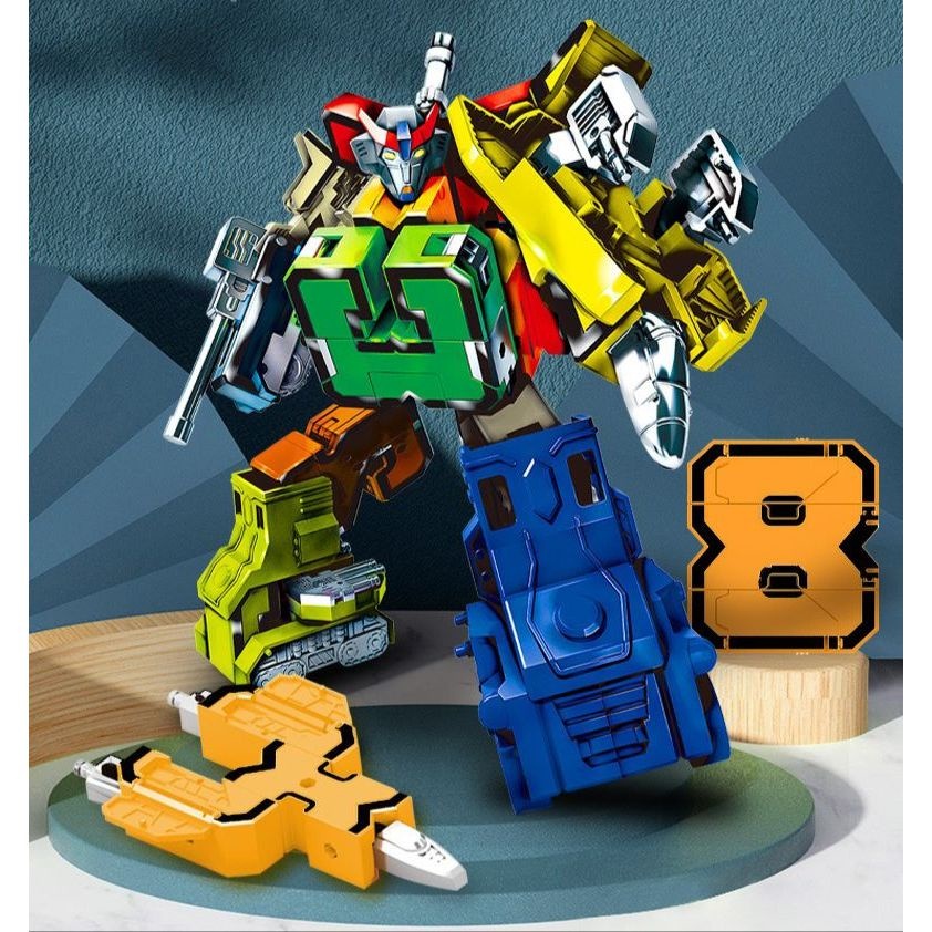 Jual Mainan Anak Angka Berubah Jadi Robot DEFORMED NUMBER GOGO SERIES ...