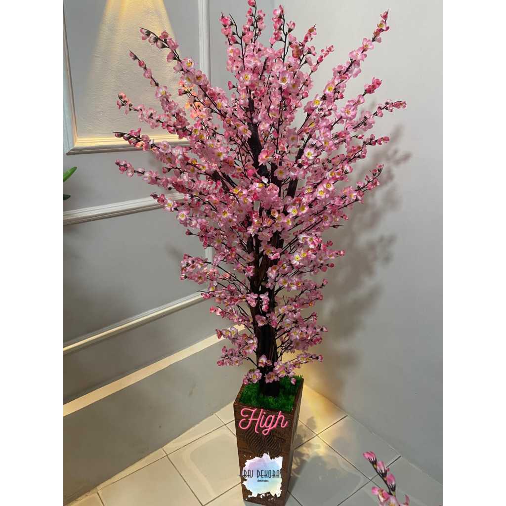 Jual pohon sakura imlek 170cm natal meihua sincia artificial plastik ...