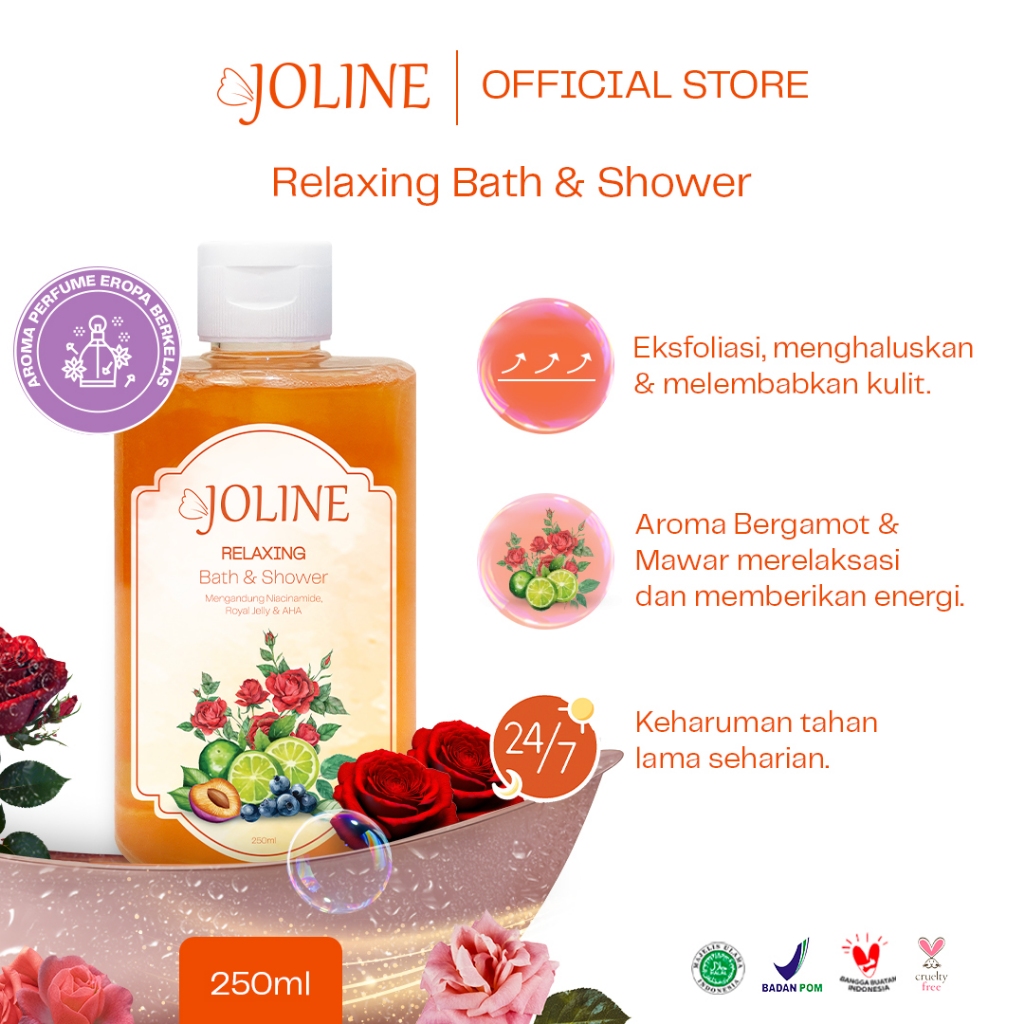 Jual JOLINE Relaxing Bath & Shower 250 ML | Shopee Indonesia