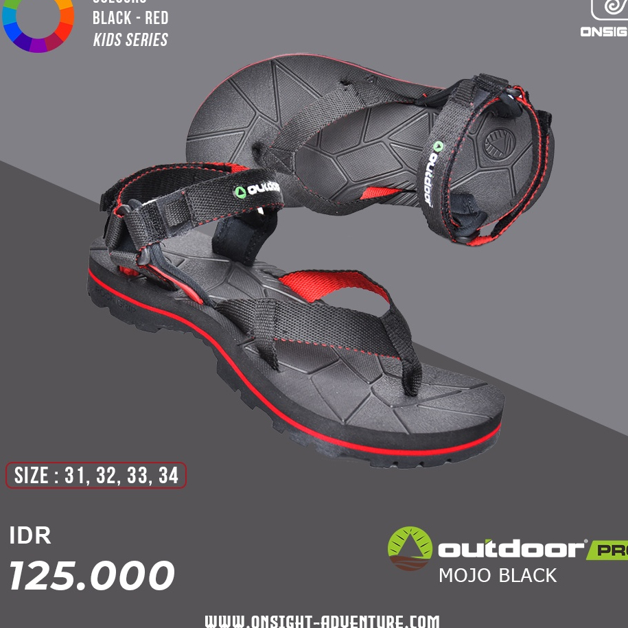 Jual Sandal Gunung Anak Outdoor Pro - Mojo, Sandal Outdoor Pro Original ...