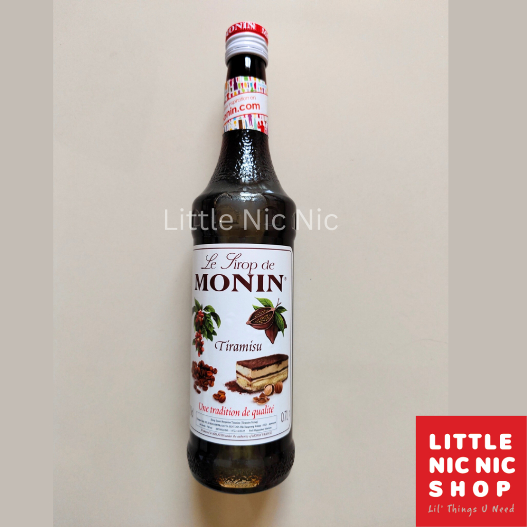 Jual Monin Tiramisu flavoured syrup 70 CL (700ml) sirup rasa minuman ...