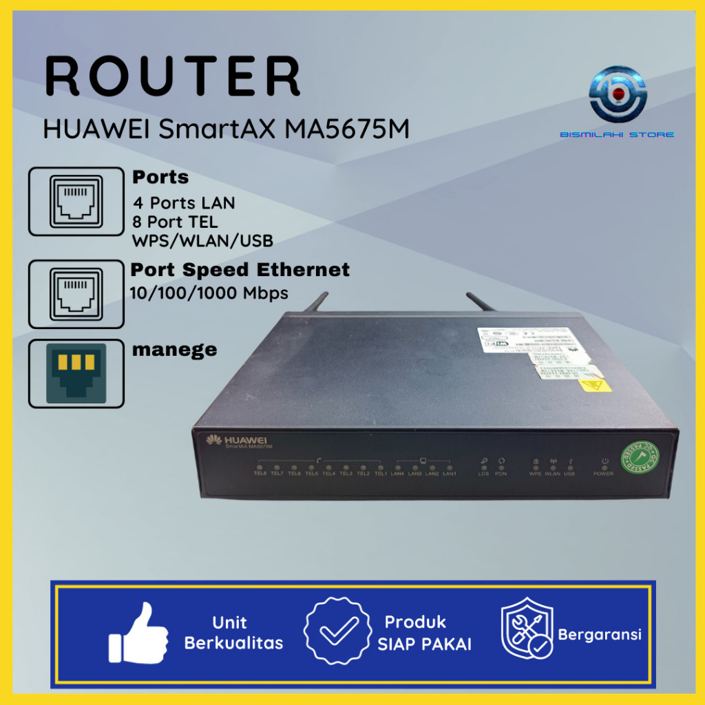 Jual Huawei SmartAX MA5675M GPON Router WiFi 300Mbps FXS Voip Unit ...
