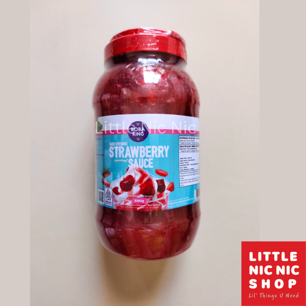 Jual Boba King Strawberry Jam 2 kg topping es krim dessert waffle ...