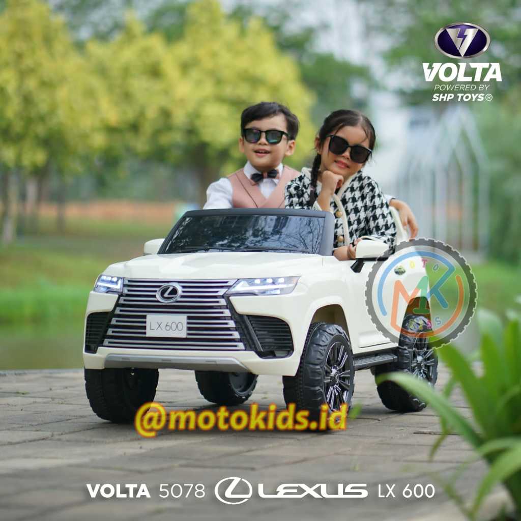 Jual Mobil Aki Anak Lexus LX 600 Lisensi Bisa 2 Anak Original Volta ...