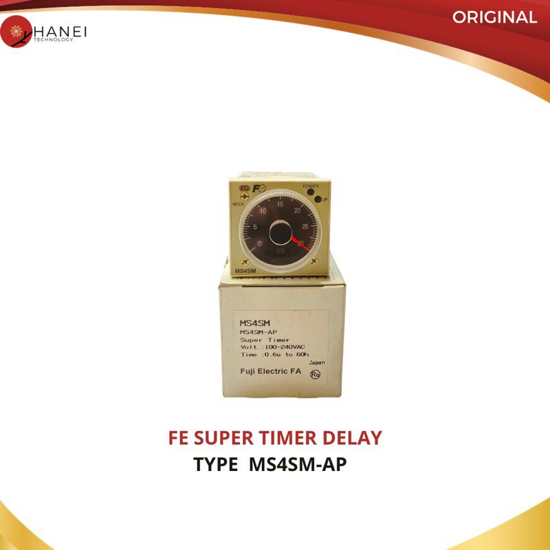 Jual FE SUPER TIMER DELAY / MS4SM-AP / FUJI ELECTRIC / ORIGINAL ...