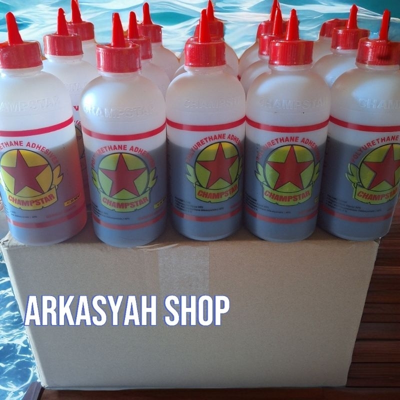 Jual LEM BINTANG PU MERAH 1/2 KG 1 DOS ISI 15 BOTOL (LEM CROT LEM MADU ...