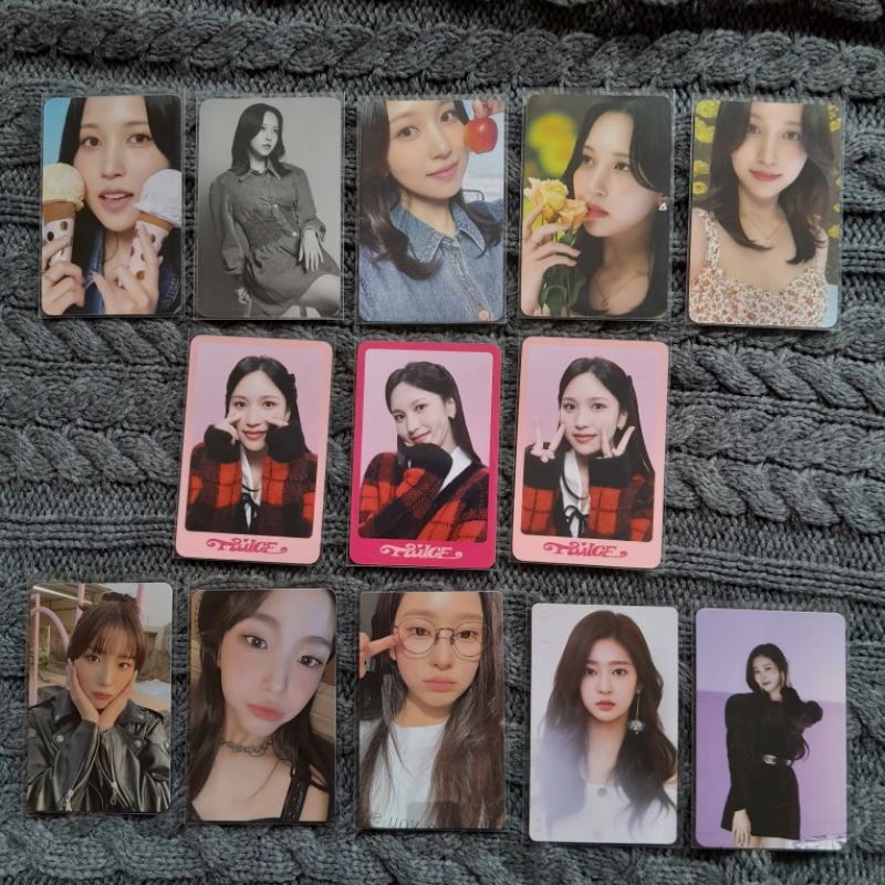 Jual TWICE IZONE KEP1ER OFFICIAL PHOTOCARD, mina dicon selca konsep ...
