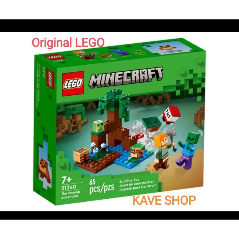 Jual LEGO 21240 Minecraft : The Swamp Adventure | Shopee Indonesia