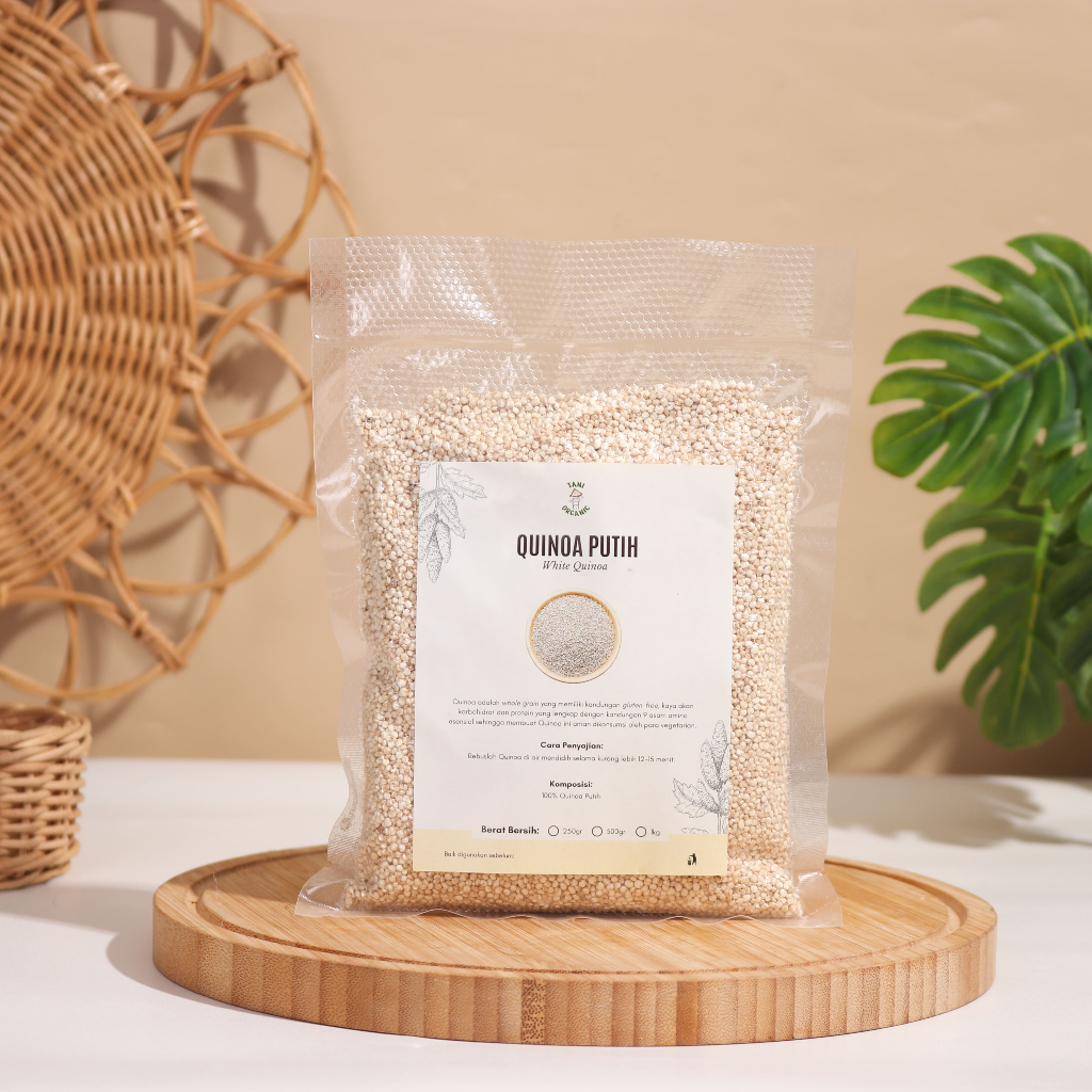 Jual Tani Organic White Quinoa 250 gram – Quinoa Putih Tani Organic ...