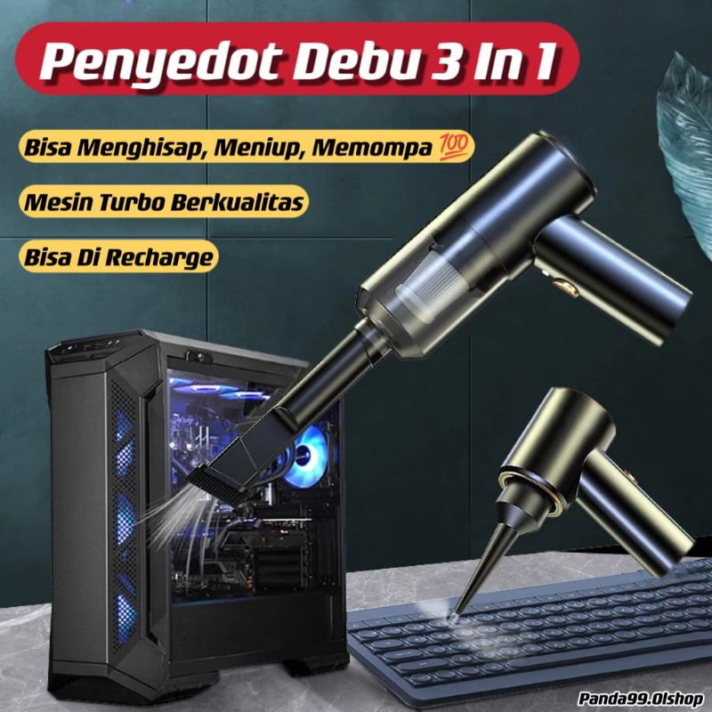 Jual 3 in 1 Vacuum Cleaner Wireless Blower Pompa Vacum Penghisap Peniup ...