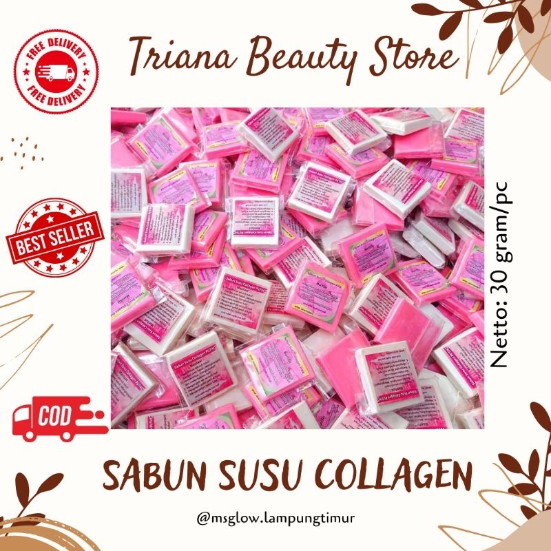 Jual [ORIGINAL BPOM 28Gram] SELUSIN 12PCS SABUN SUSU COLLAGEN PINK ...