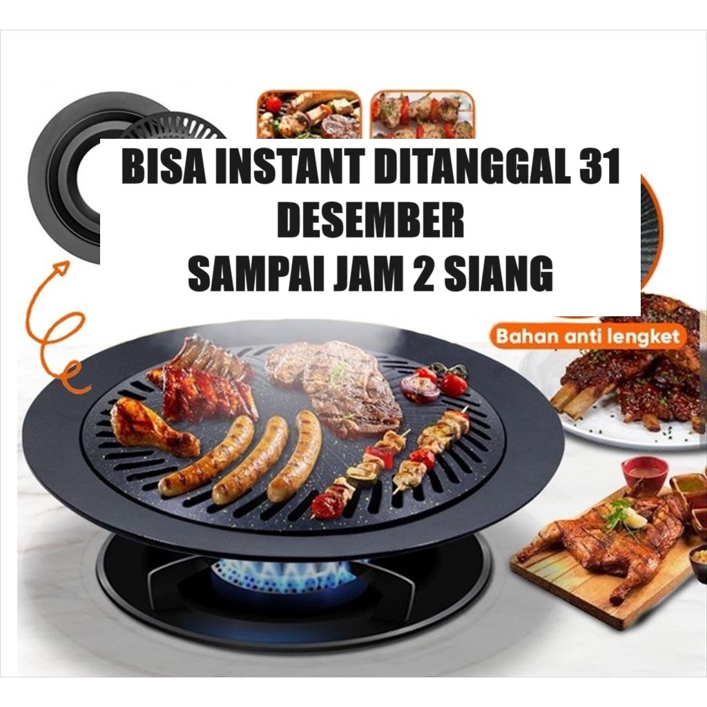 Jual CLAIYDREAM Pemanggang BBQ alat Panggang Daging / Piring Pemanggang ...