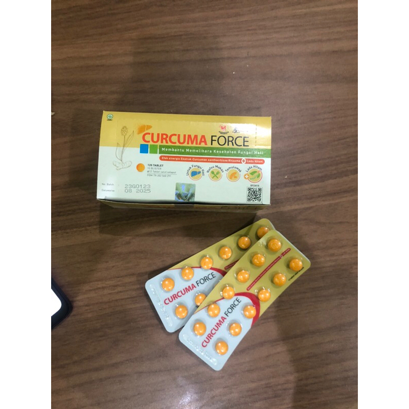 Jual curcuma force / strip / 12 tablet | Shopee Indonesia
