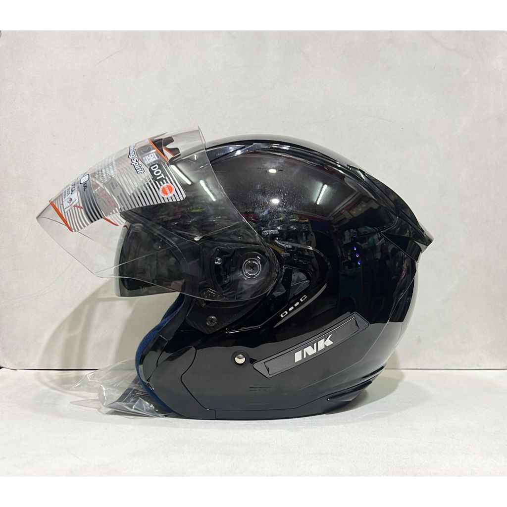 Jual Helm INK METRO Solid Halface Double visor ( 2 Visor ) Original ...