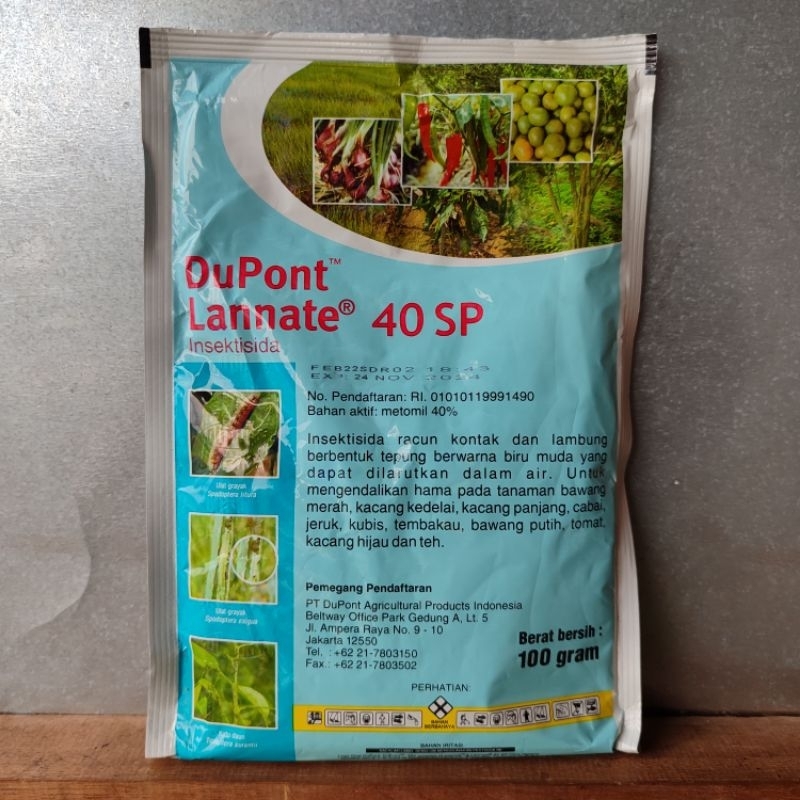 Jual Insektisida Lannate Metomil 40 SP DuPont 100 gram | Shopee Indonesia