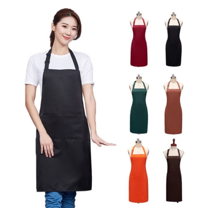 Jual CELEMEK/APRON/RESTORAN/KOKI/MASAK/CELEMEK POLOS | Shopee Indonesia