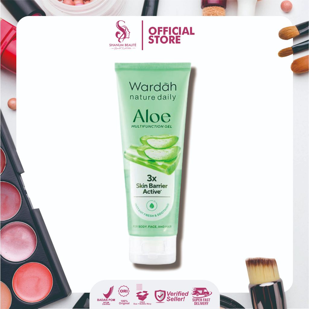 Jual Wardah Nature Daily Aloe Hydramild Multifunction Gel - 100 ml ...