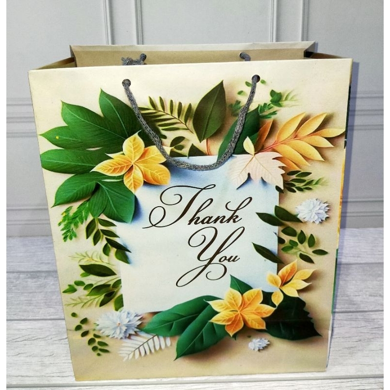 Jual PAPER BAG THANK YOU/PAPER BAG MOTIF THANK YOU | Shopee Indonesia