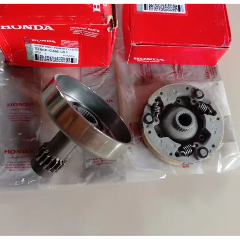 Jual Paket Rumah Kopling Lonceng GN5 + Kampas Ganda Assy GN5 Honda Grand Prima Supra Supra X ...