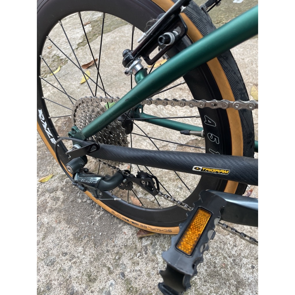 Jual Dahon Boardwalk (Green British Army) | Shopee Indonesia