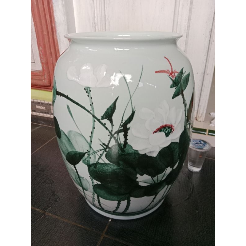 Jual Guci antik china premium family rose porselen mewah jumbo t.45 cm ...