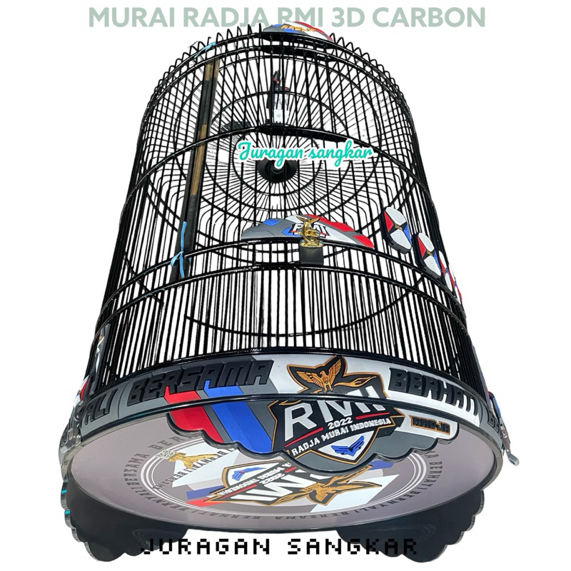 Jual SANGKAR MURAI RADJA RMI 3D CARBON | Shopee Indonesia