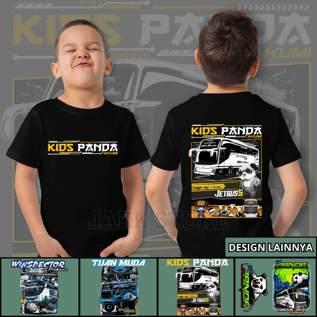 Jual Baju Bus Kids Panda jb 5 Anak Laki Laki Perempuan Usia 4 5 6 7 8 9 10 11 12 Tahun | Shopee ...