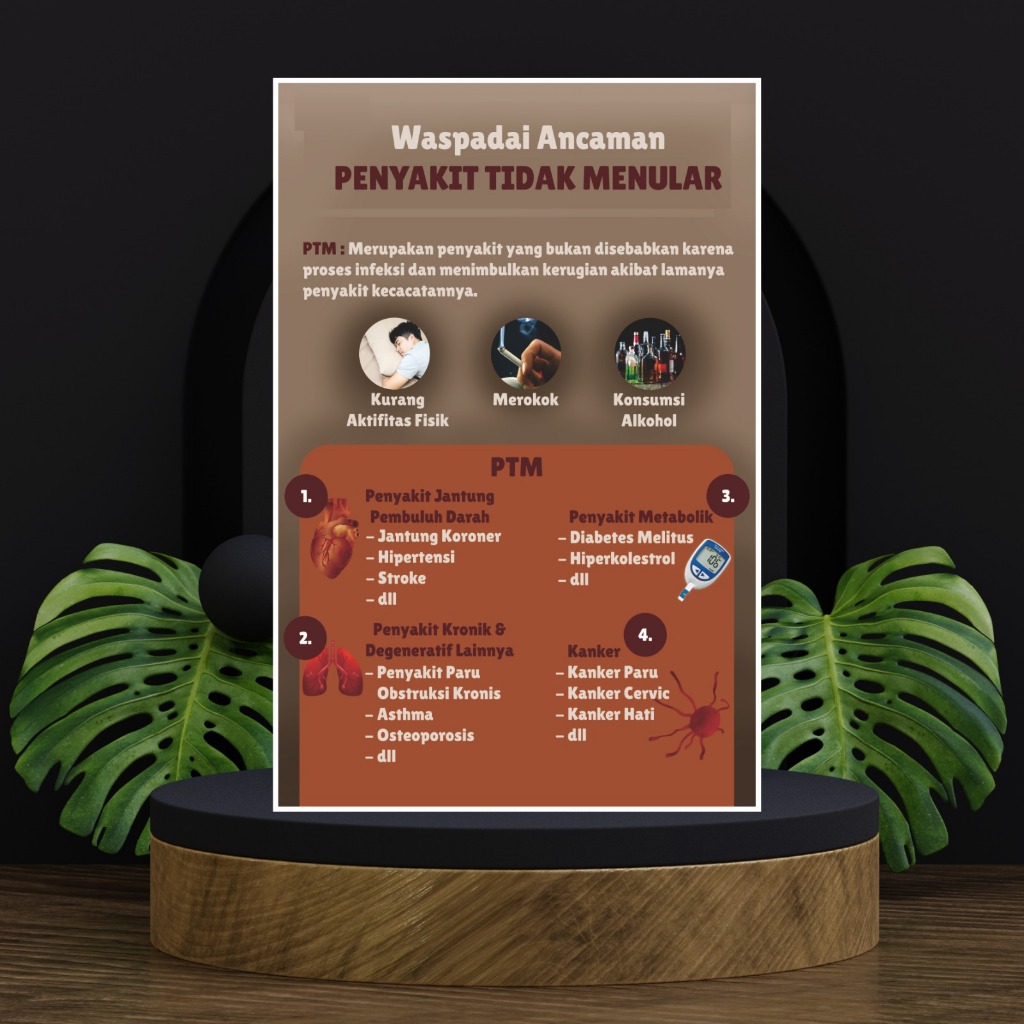 Jual Poster Kesehatan Waspadai Ancaman Penyakit Tidak Menular | Shopee ... Jual Poster Kesehatan Waspadai Ancaman Penyakit Tidak Menular | Shopee ...