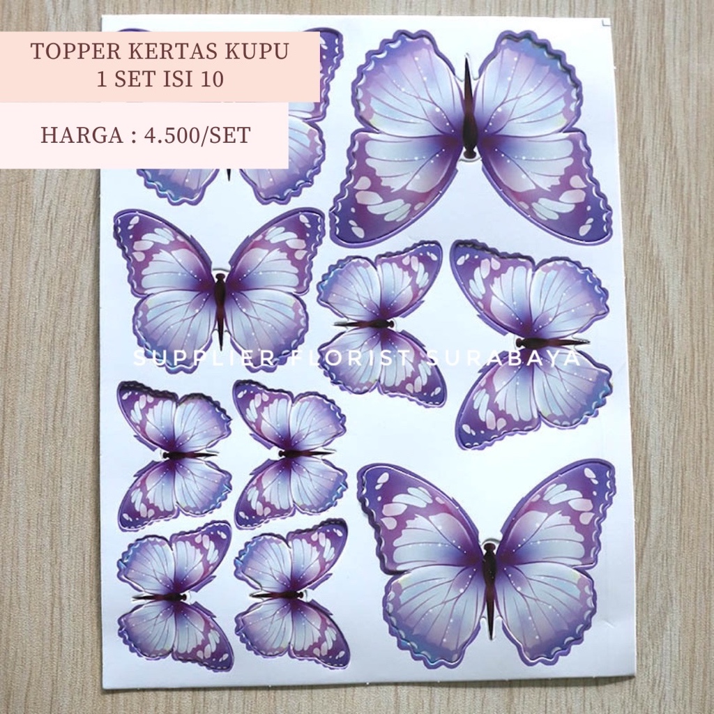 Jual TOPPER HIASAN KUE KUPU KUPU BUTTERFLY CAKE TOPPER ULANG TAHUN ...