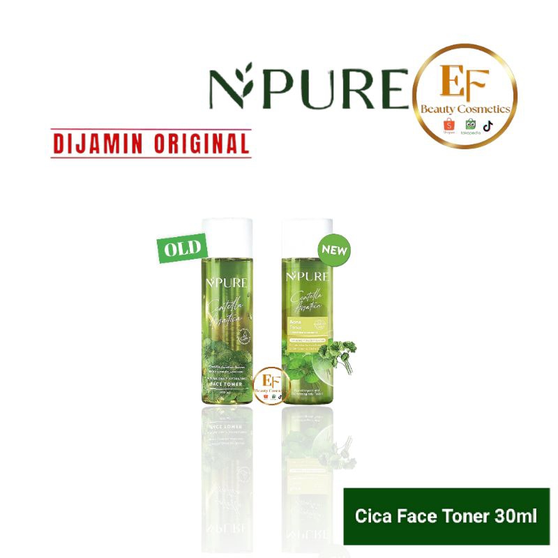 Jual NPURE Centella Asiatica Acne Toner Hydrating&Calming 30ml - Toner ...