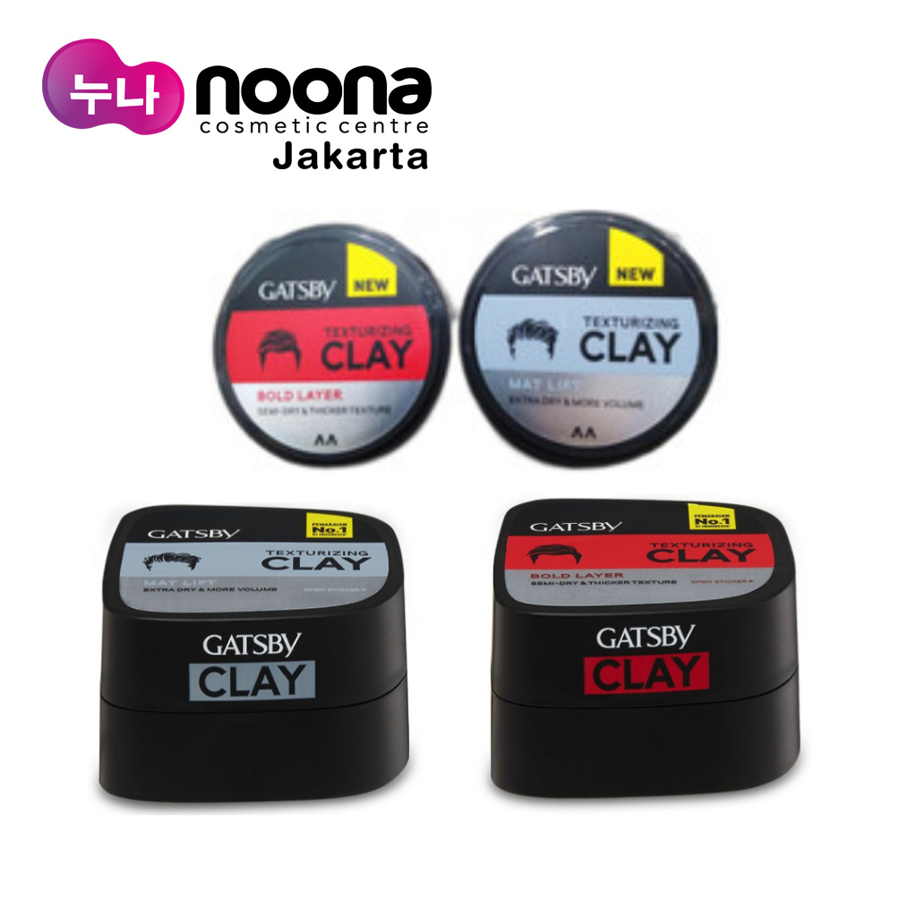 Jual GATSBY TEXTURIZING CLAY STYLING MINYAK RAMBUT 75GR , 20GR | BOLD ...