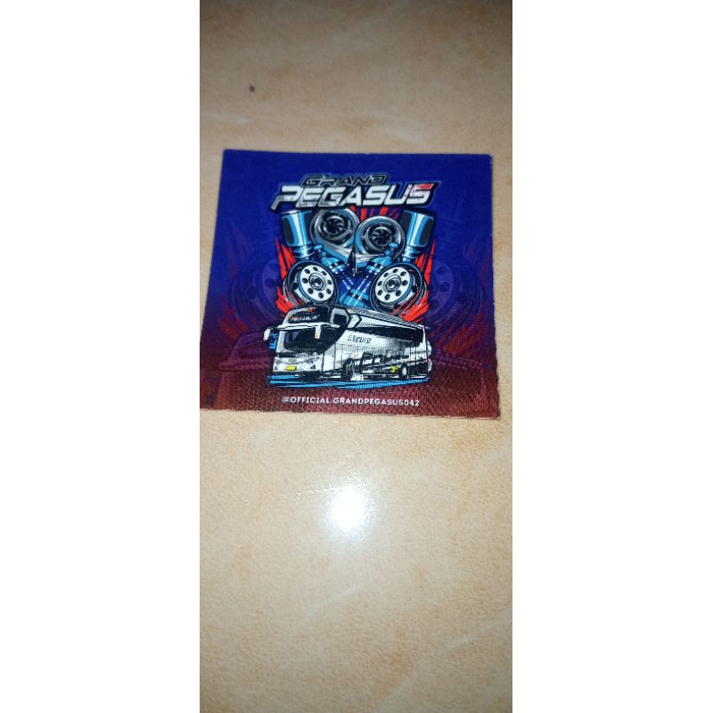 Jual STIKER BUS ASYROF GRAND PEGASUS ORI 100% | Shopee Indonesia