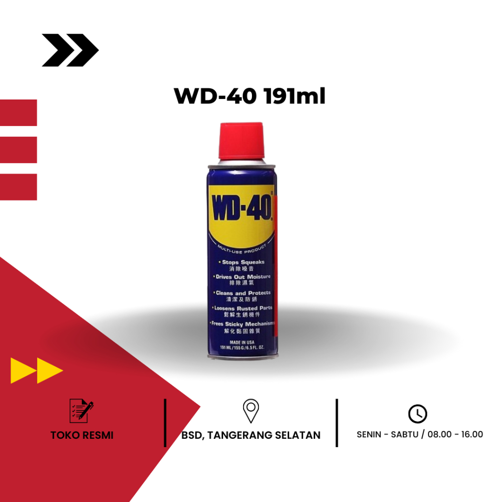 Jual Pelumas WD40 WD 40 WD-40 191ml 191 ml multi guna produk purpose ...