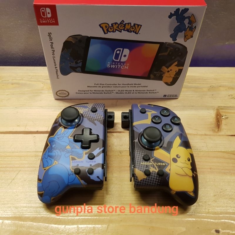 Jual Hori Split Pad Pro Lucario & Pikachu nintendo switch oled v1 v2 ...