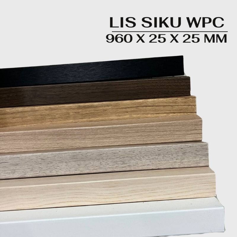 Jual WPC Lis Siku 1 Meter List Penutup 0.96 m 96 cm Wall Panel | Shopee ...