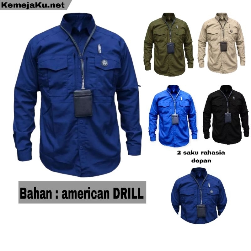 Jual Baju PDL lapangan outdoor | Kemeja Taktikal pria wanita | Kemeja ...
