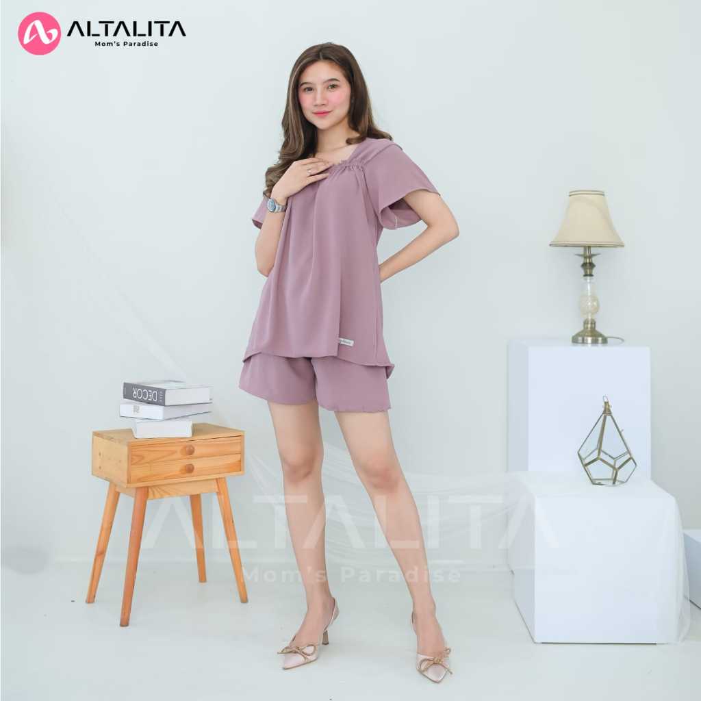 Jual Altalita - Baju Tidur Arunika Serut Dada Cringkle Airflow Premium ... Jual Altalita - Baju Tidur Arunika Serut Dada Cringkle Airflow Premium ...