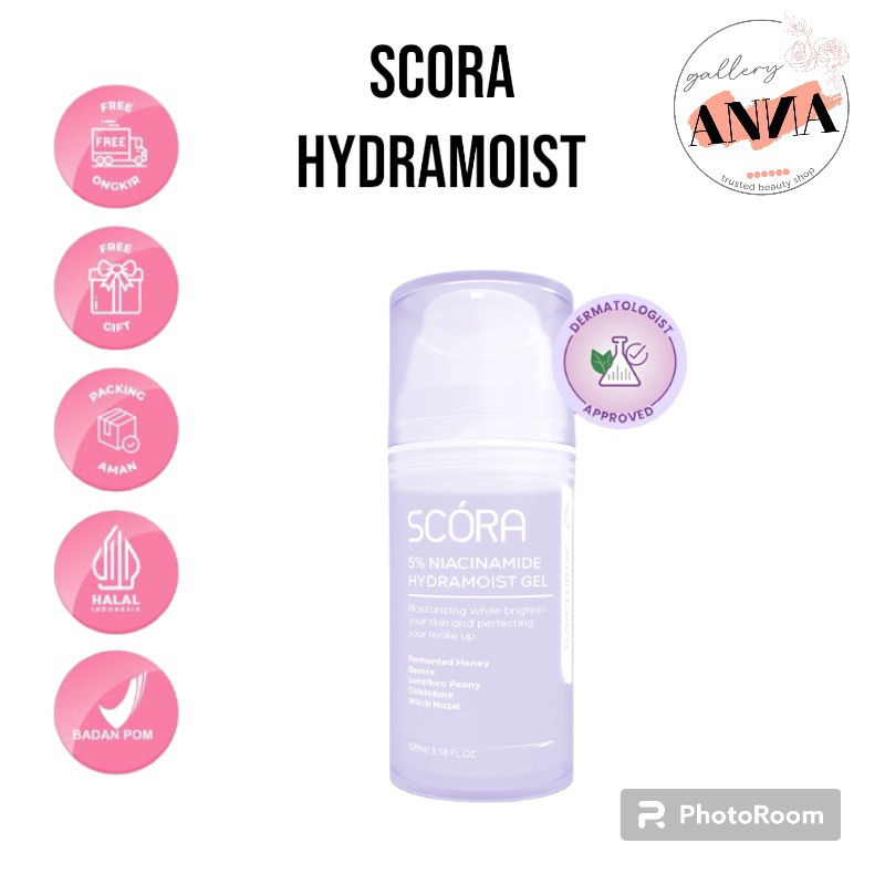 Jual (READY) SCORA 5% Niacinamide Hydramoist Gel 100ml Pelembab Wajah yang Mencerahkan Kulit ...