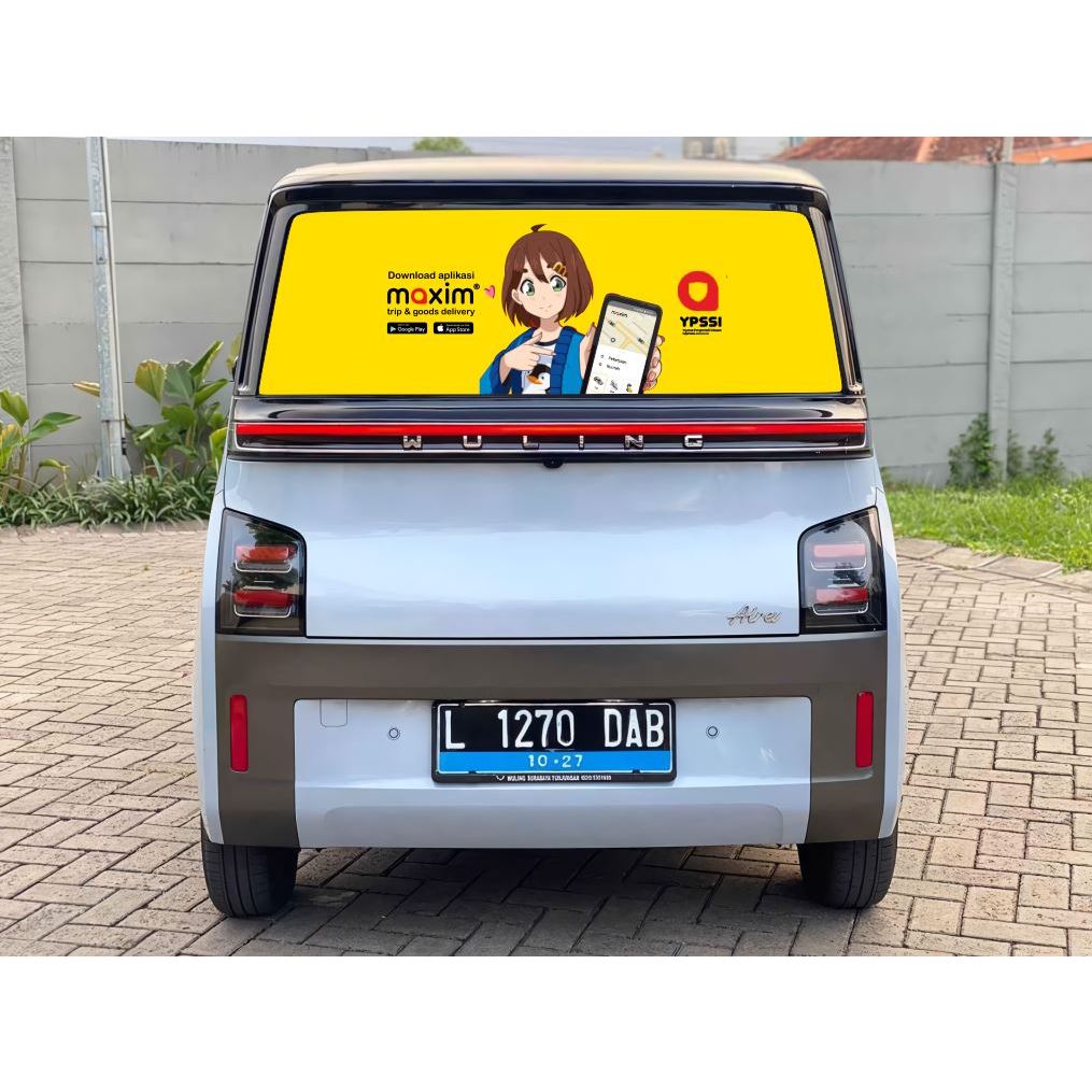 Jual Stiker One Way / Oneway Vision - Stiker tembus pandang Kaca ...