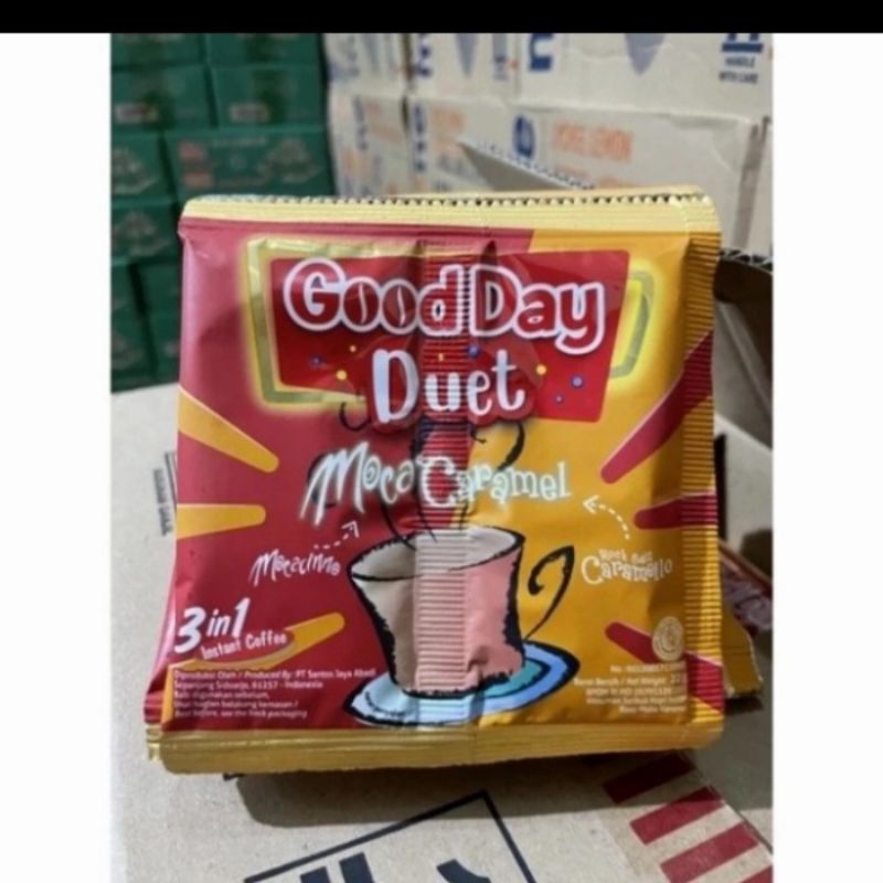 Jual Good day duet Mocacaramel ( 1 dus ) | Shopee Indonesia