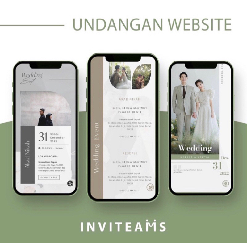 Jual UNDANGAN WEBSITE RESEPSI PERNIKAHAN SPO | Shopee Indonesia