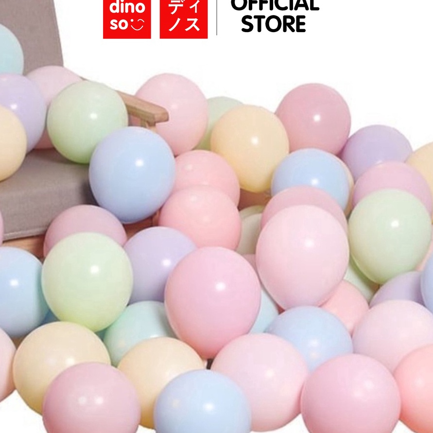 Jual Pesan sekarang raih gaya eksklusifmu DINOSO Balon Latex Macaron ...